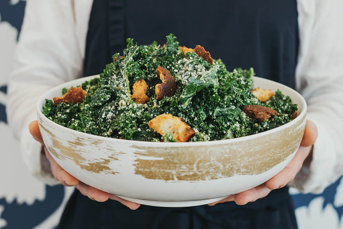 Kale & Sourdough Crouton Salad – Botanica Real Food