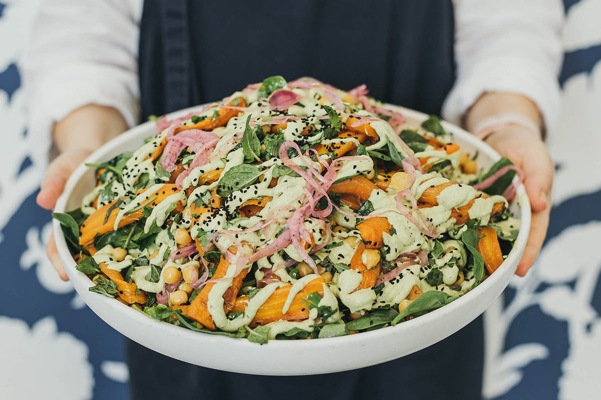 Roasted Carrots with Chickpea Salad – Botanica Real Food